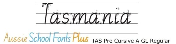 Tasmanian Modern Cursive style (TAS) - EdAlive Online Learning