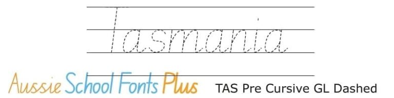 Tasmanian Modern Cursive style (TAS) » EdAlive Online Learning