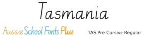 Tasmanian Modern Cursive style (TAS) » EdAlive Online Learning