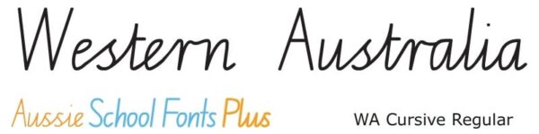 Western Australian Modern Cursive style (WA) - EdAlive Online Learning